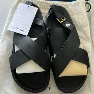 Liberte | Shoes | Liberte Capri Chunky Leather Sandal Various | Poshmark